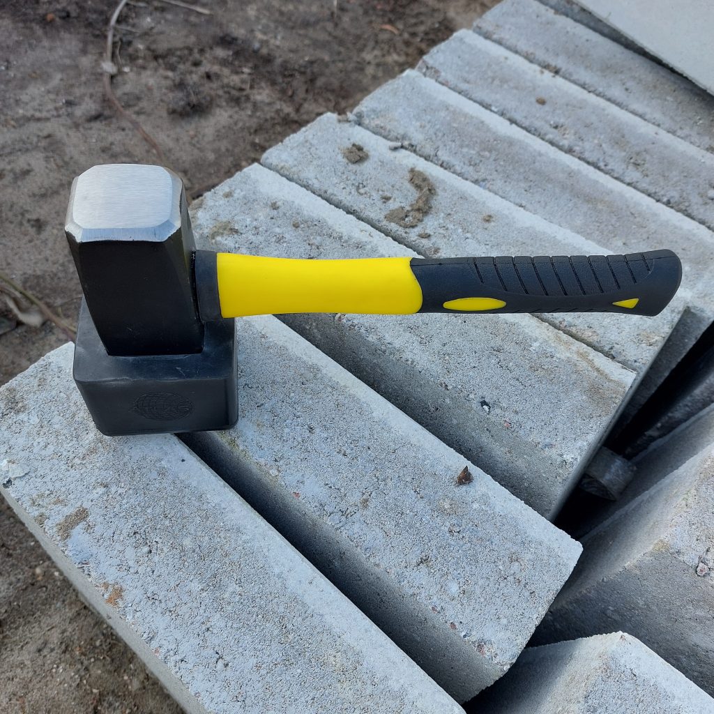 Moker / vuisthamer 1500 gram fibersteel | Tegelhamer | Scheppie.nl
