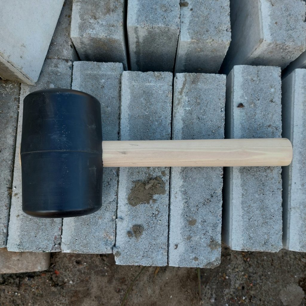 Rubberhamer groot zacht 2kg | Tegelhamers - Scheppie.nl