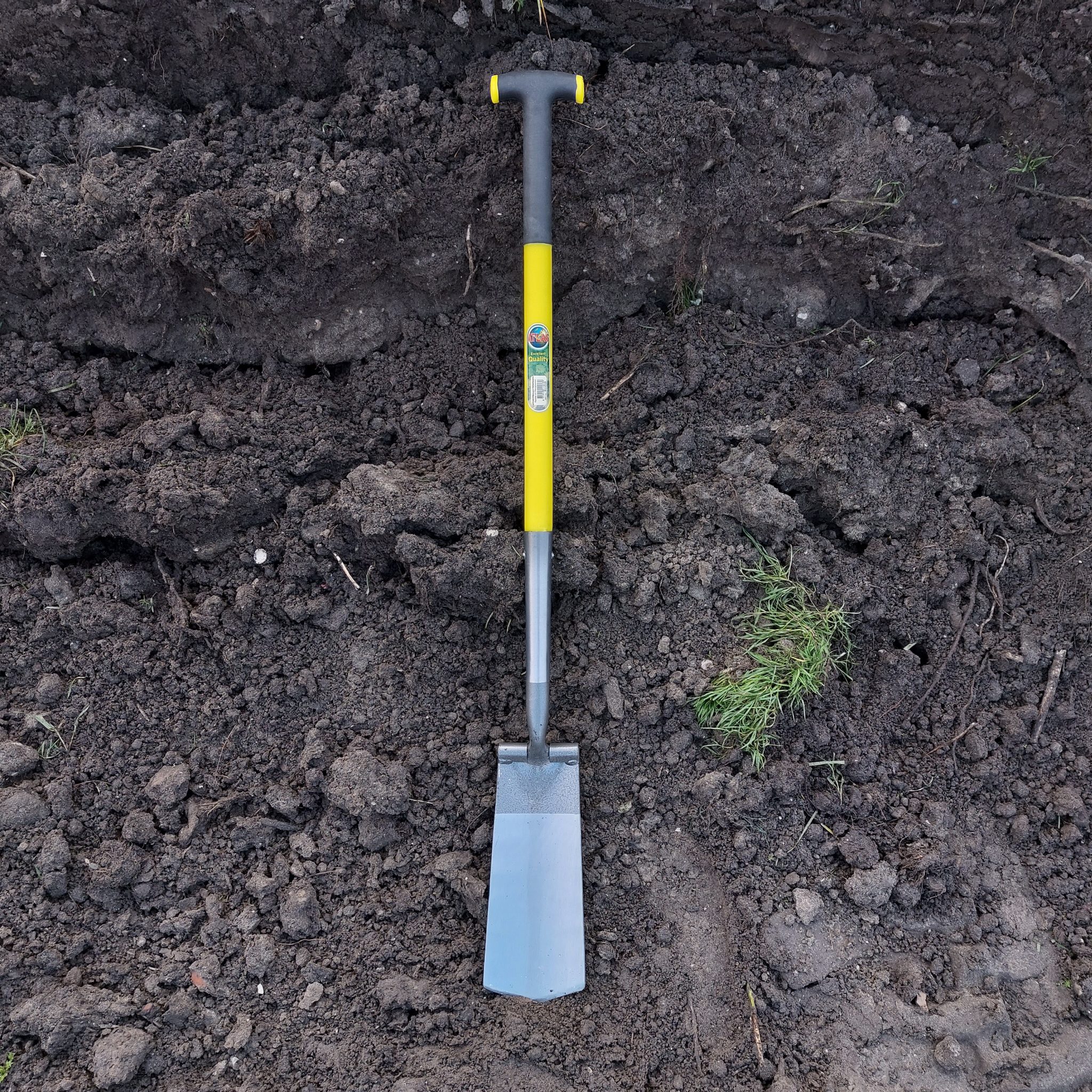 Kabelspade / draineerspade 13cm met opstap Fibersteel | Atlas